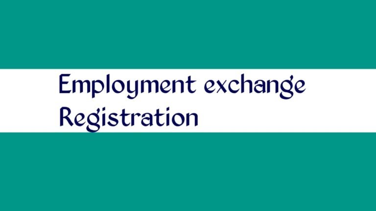 Employment Exchange Registration: Assam Employment Card